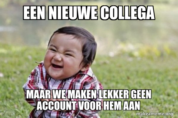 Vervelende Collega Meme