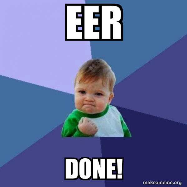 EER done! - Success Kid Meme Generator
