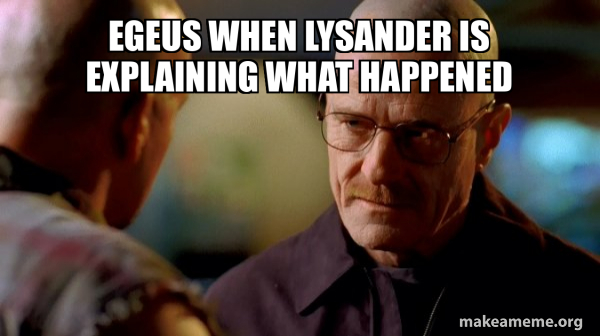 Egeus when Lysander is explaining what happened - Breaking Bad Meme ...