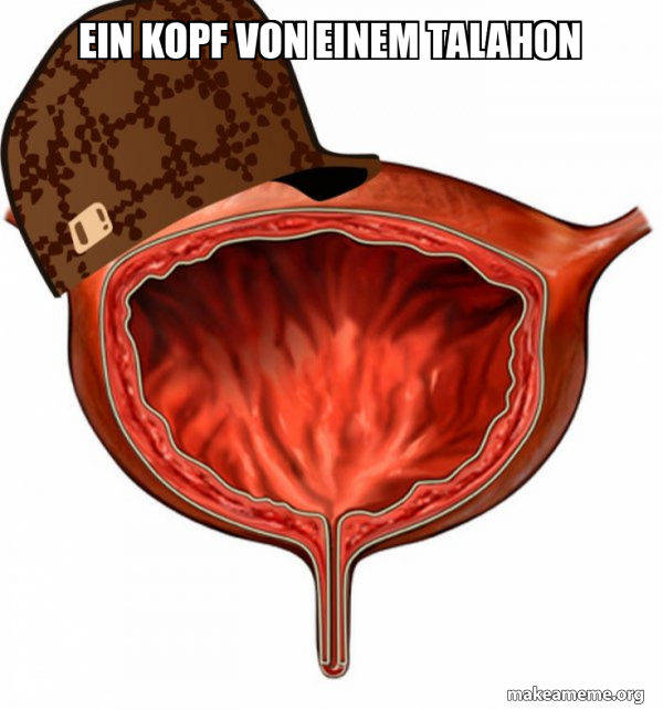 Ein kopf von einem Talahon - Scumbag Bladder Meme Generator