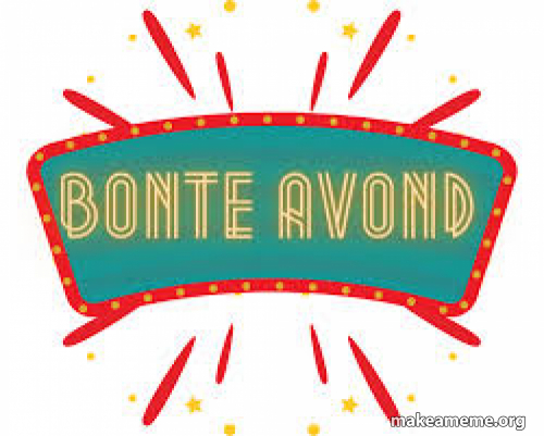 - einde bonte avond Meme Generator