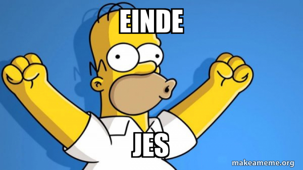 einde jes - Happy Homer Meme Generator