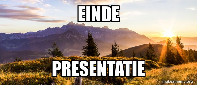 Einde Presentatie Meme Generator