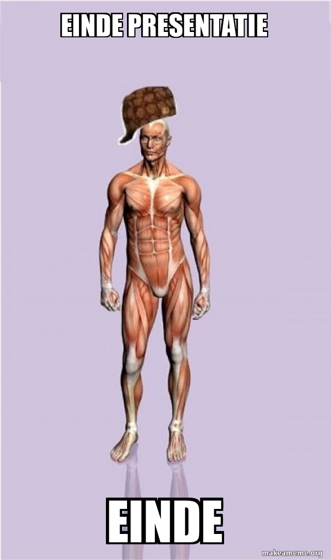 einde presentatie EINDE - Scumbag Body Meme Generator