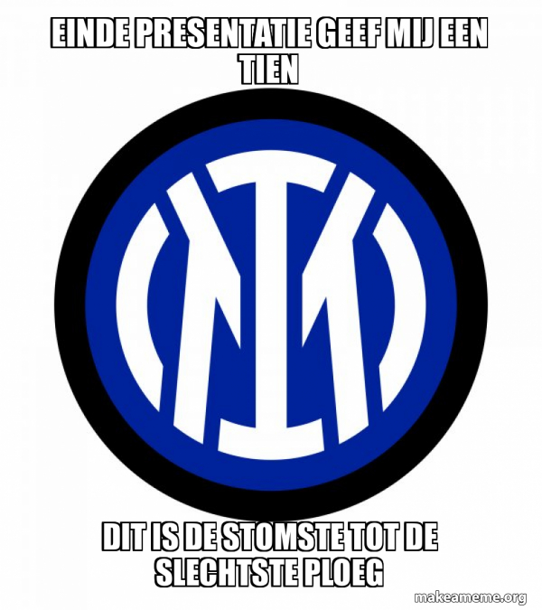 einde presentatie geef mij een tien dit is de stomste tot de slechtste ...