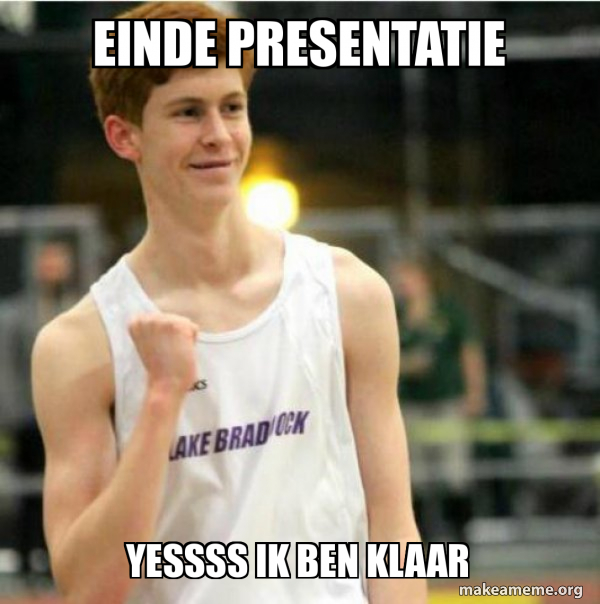 einde presentatie YESSSS IK BEN KLAAR - Success Ginger Meme Generator