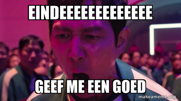 eindeeeeeeeeeeeee geef me een goed - I've Played These Games Before ...