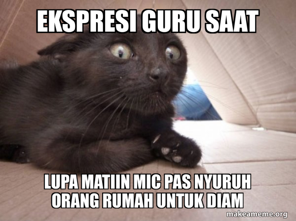 EKSPRESI GURU SAAT LUPA MATIIN MIC PAS NYURUH ORANG RUMAH UNTUK DIAM ...