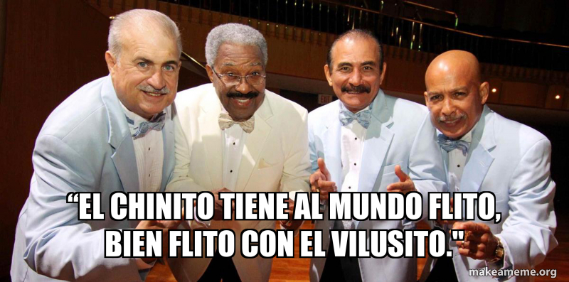 â€œel chinito tiene al mundo flito, bien flito con el vilusito." Meme ...
