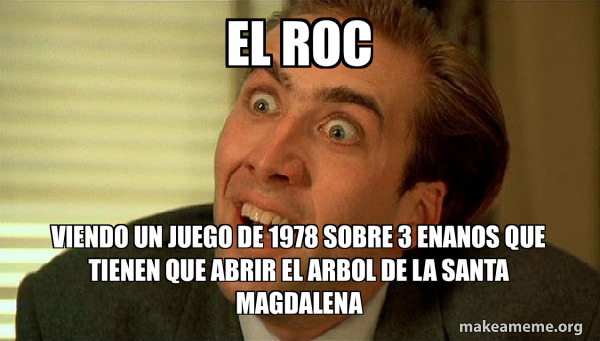 EL ROC Viendo un juego de 1978 sobre 3 enanos que tienen que abrir el ...