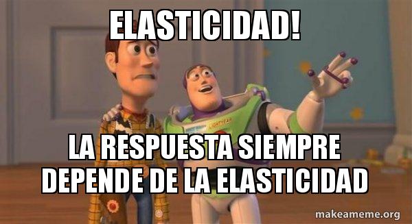 Elasticidad! La respuesta siempre depende de la elasticidad - Buzz and ...