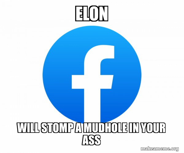 elon will stomp a mudhole in your ass - Facebook Meme Generator