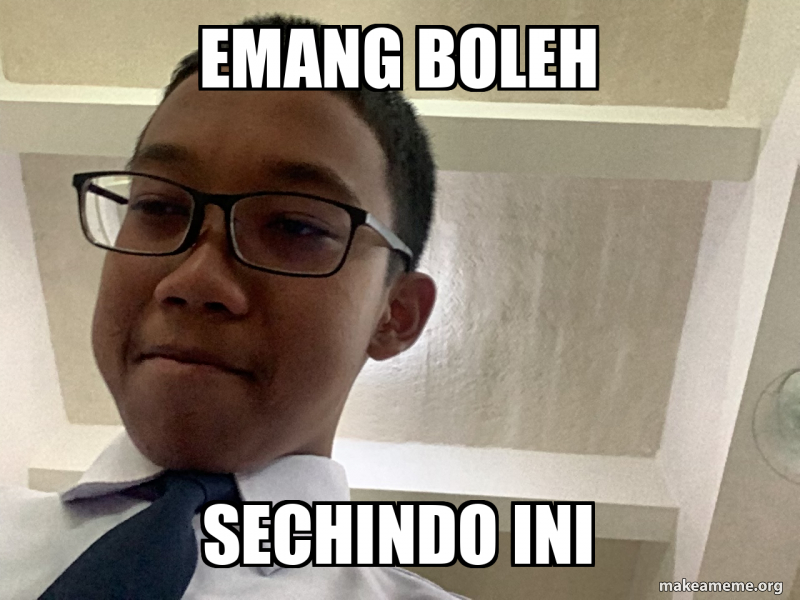 Emang boleh Sechindo ini Meme Generator