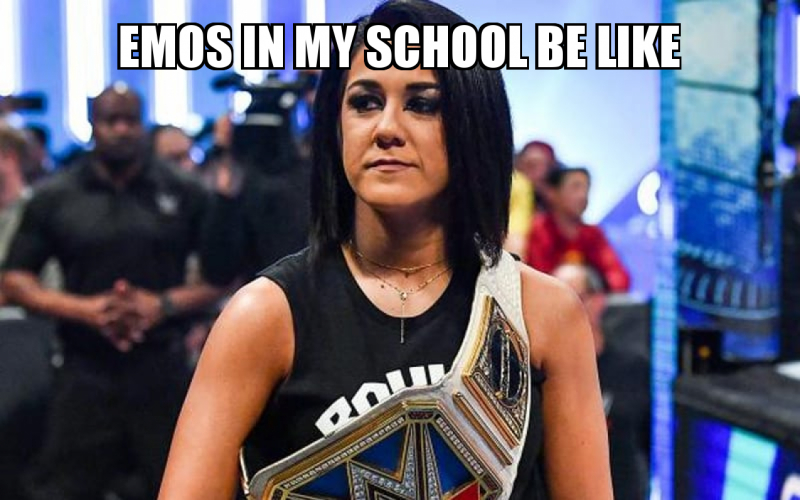 emos in my school be like Meme Generator