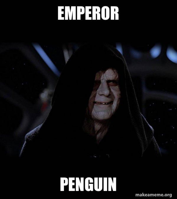 emperor penguin - Sith Lord Meme Generator
