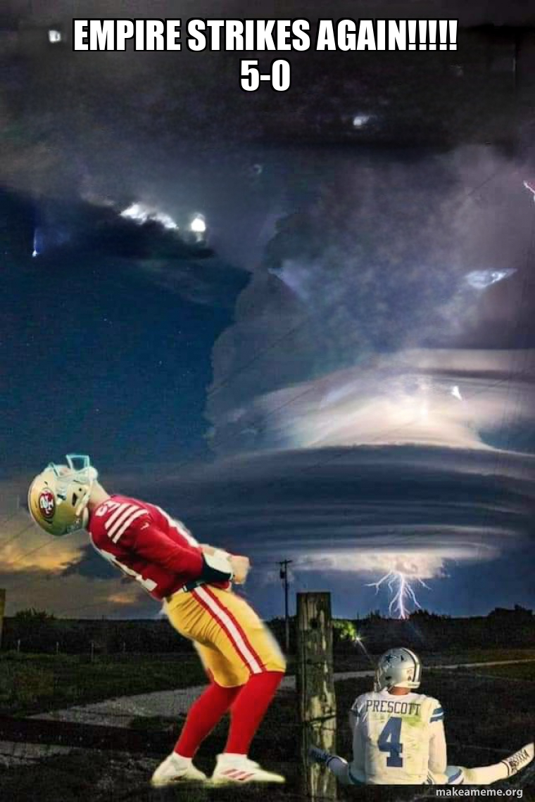 Empire strikes AGAIn!!!!! 5-0 Meme Generator