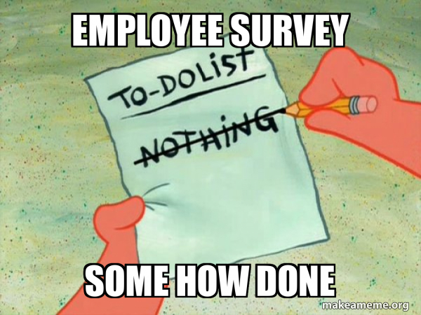 Employee survey Some how done - TO-DO List Meme Generator