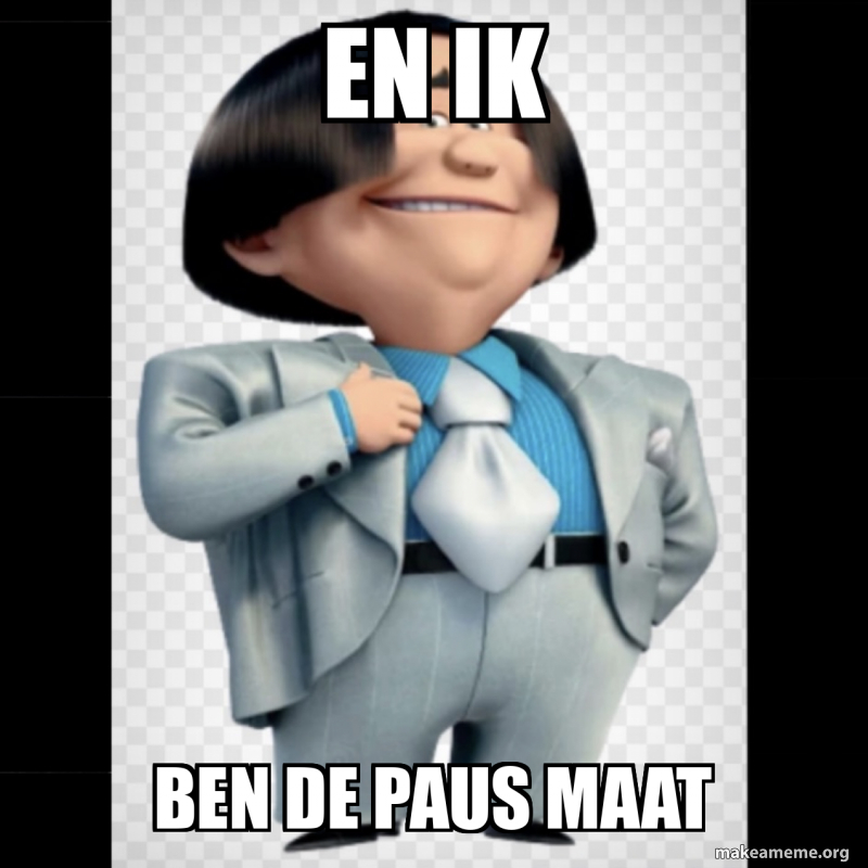 en ik ben de paus maat Meme Generator