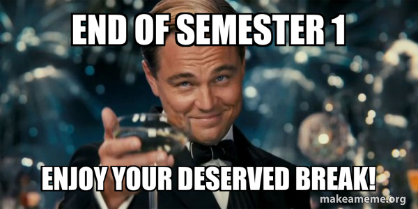 End of Semester 1 Enjoy your deserved break! - Great Gatsby Reaction ...