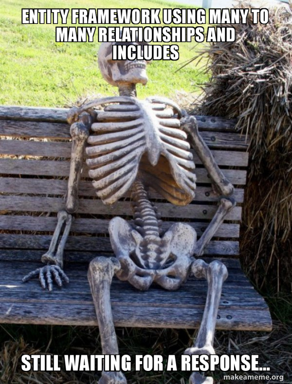 entity framework using many to many relationships and includes Still ...