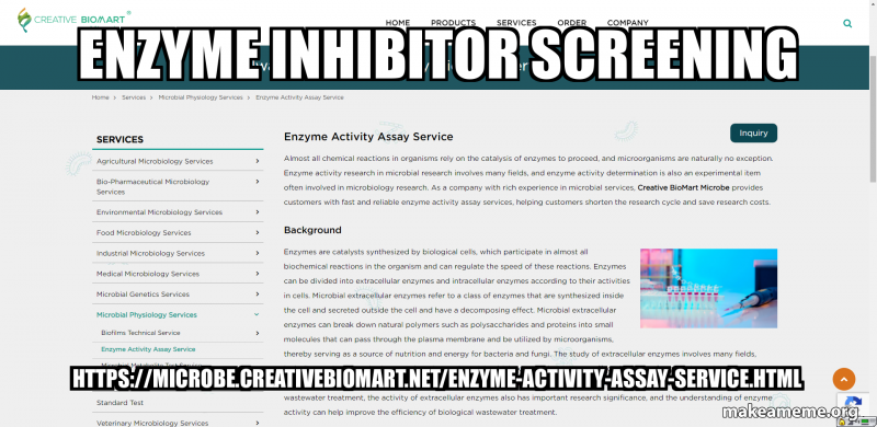enzyme inhibitor screening https://microbe.creativebiomart.net/enzyme ...