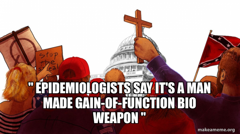 " EPIDEMIOLOGISTS SAY IT'S A MAN MADE GAIN-OF-FUNCTION BIO WEAPON ...