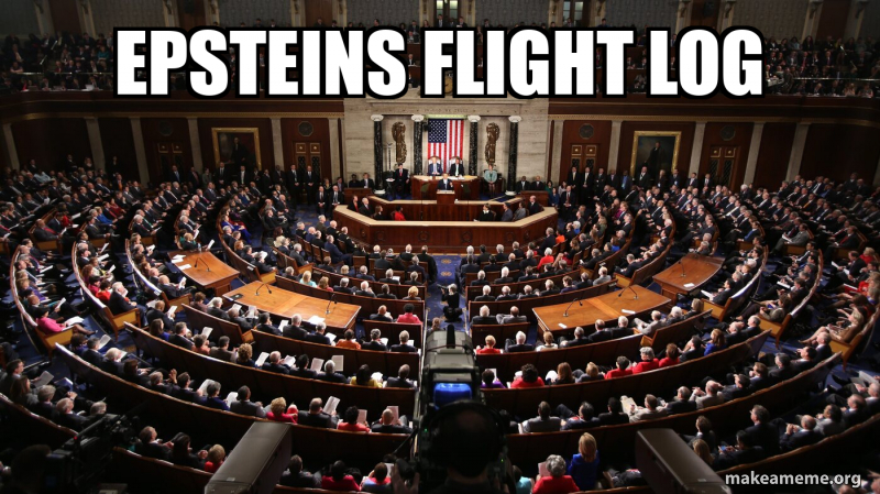 Epsteins Flight Log Meme Generator