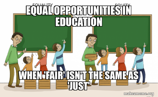 equal opportunities in education when 'fair' isn't the same as 'just ...