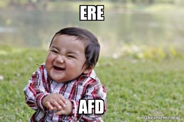 ere afd - Evil, scheming toddler Meme Generator