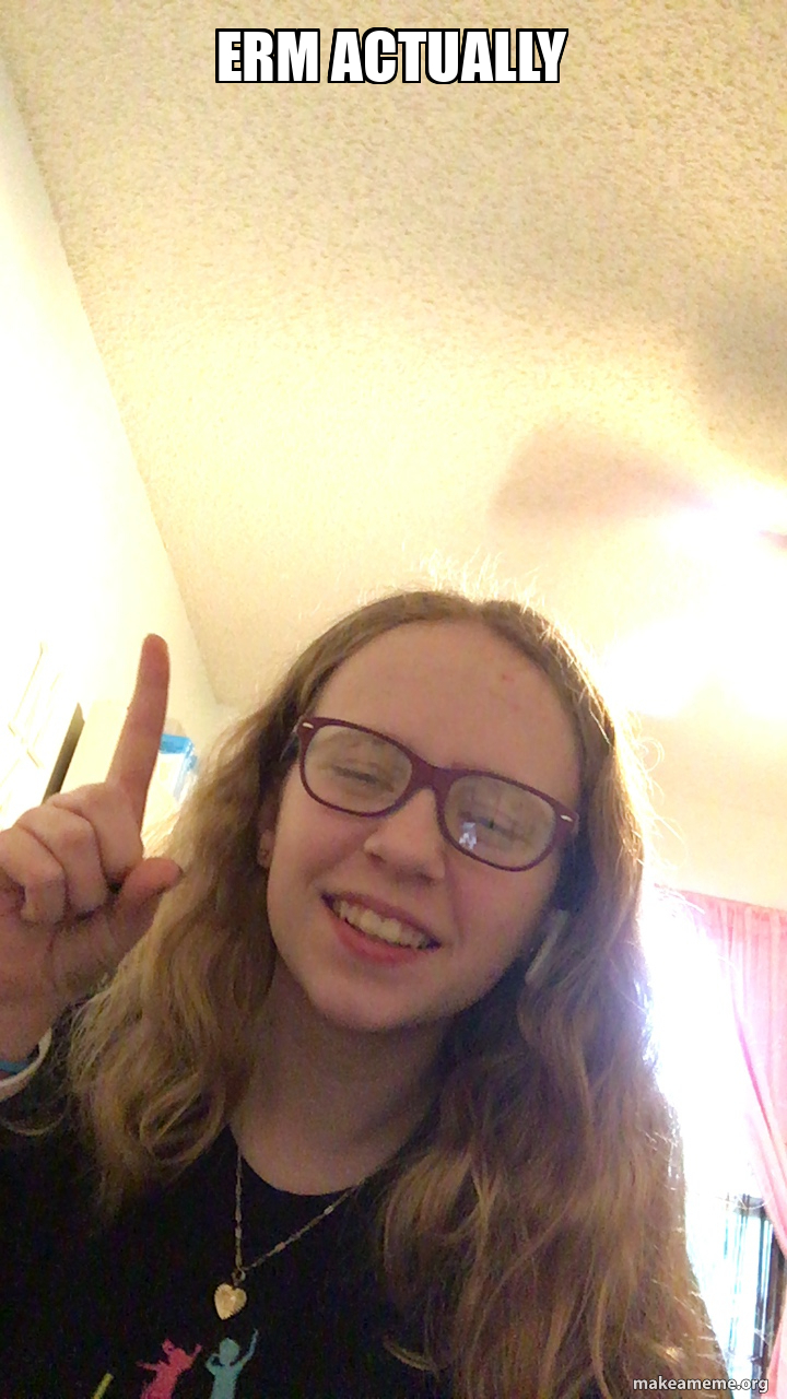 Erm actually Meme Generator