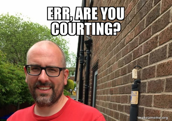 ERr, are you courting? Meme Generator