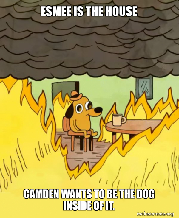 Esmee is the house Camden wants to be the dog inside of it. - This Is ...