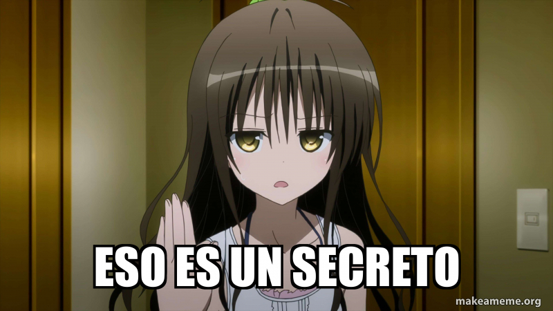 Eso es un secreto Meme Generator