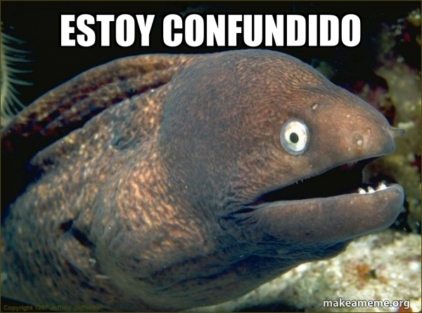 ESTOY CONFUNDIDO - Bad Joke Eel Meme Generator