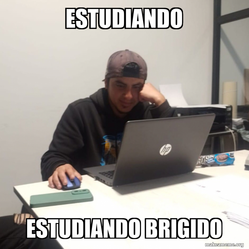 estudiando estudiando brigido Meme Generator