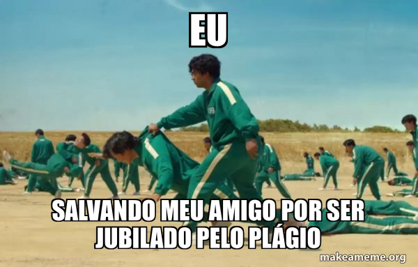 eu salvando meu amigo por ser jubilado pelo plágio - Squid Game Ali ...