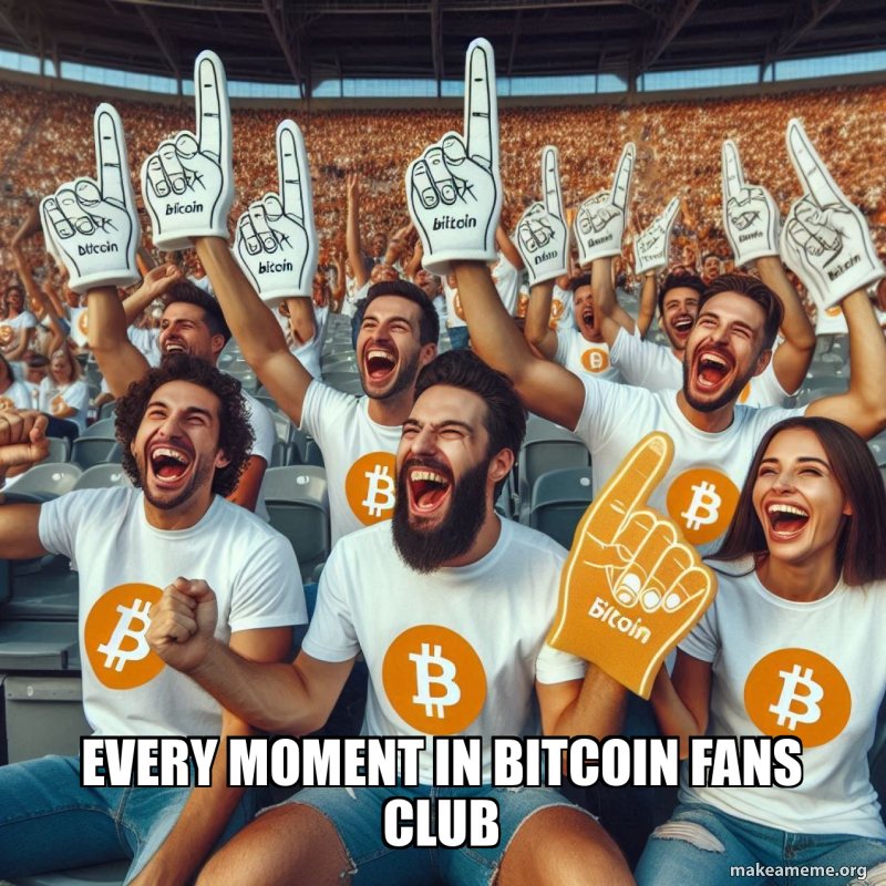 Every moment in Bitcoin Fans Club Meme Generator