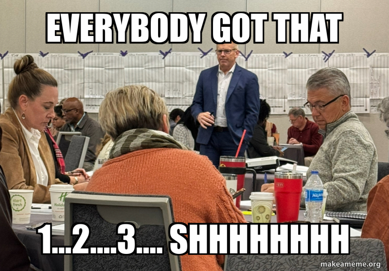 Everybody got that 1…2….3…. shhhhhhhh Meme Generator