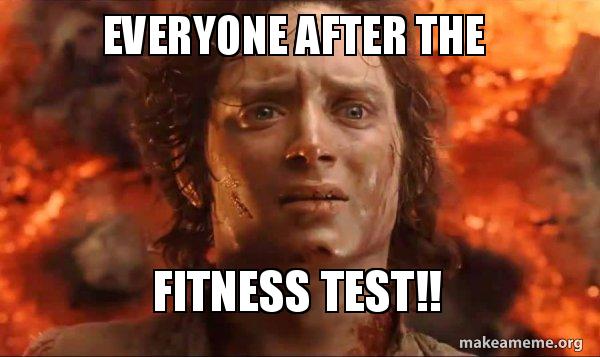 Fitness Test Memes
