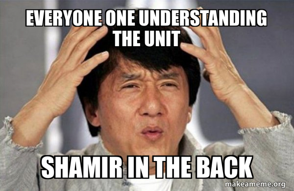 everyone one understanding the unit shamir in the back - Jackie Chan ...