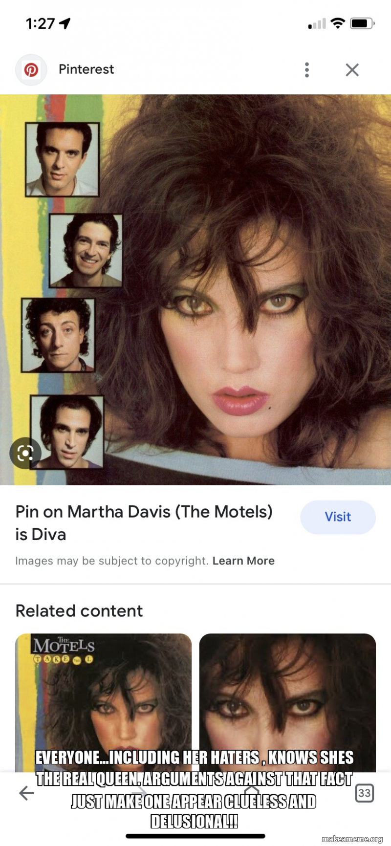 Everyone…Including her haters , knows shes the real queen. Arguments ...