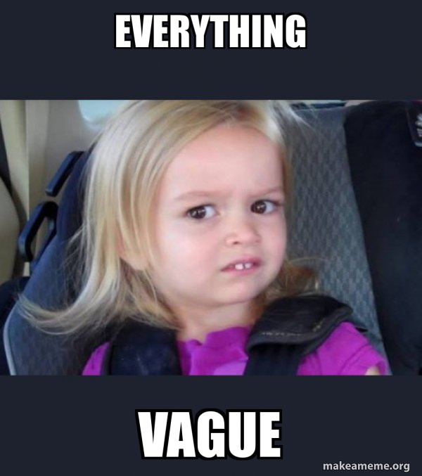 Everything vague - Side-Eyes Chloe Meme Generator