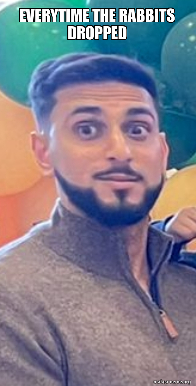 EVERYTIMe the rabbits dropped Meme Generator