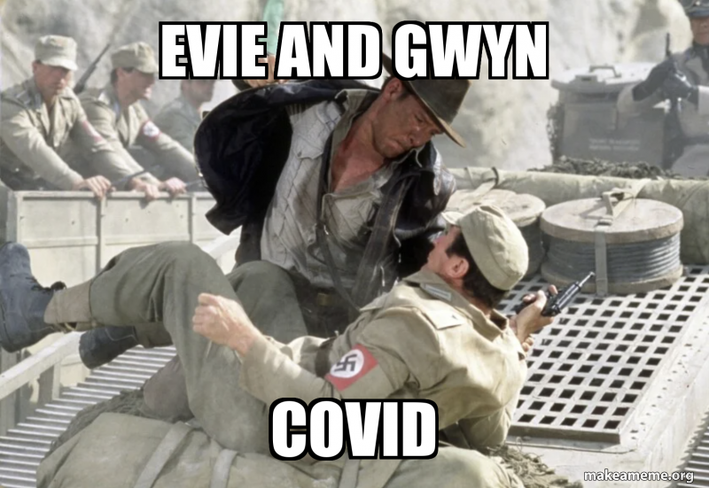 Evie and gwyn covid Meme Generator