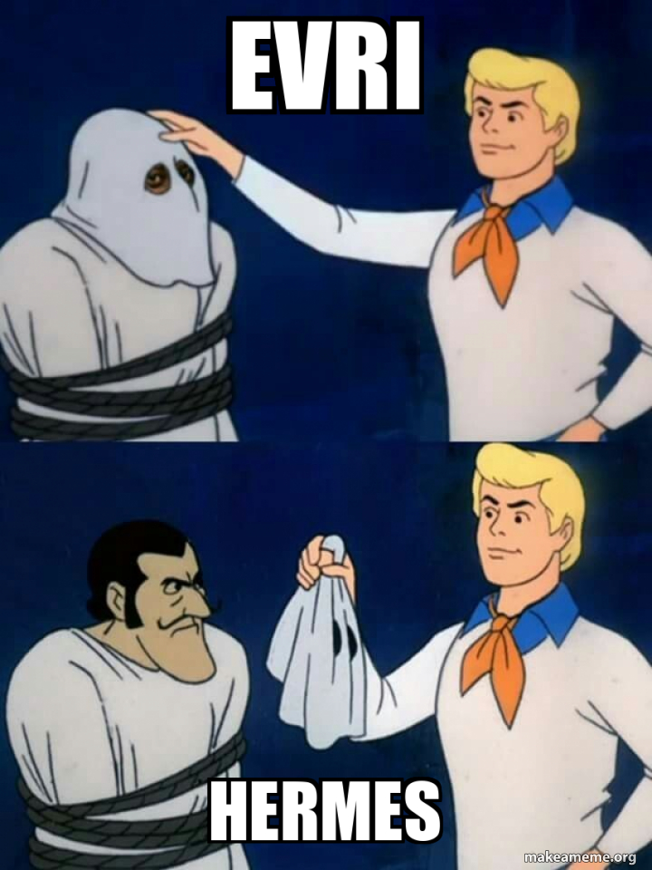 Evri Hermes Meme Generator