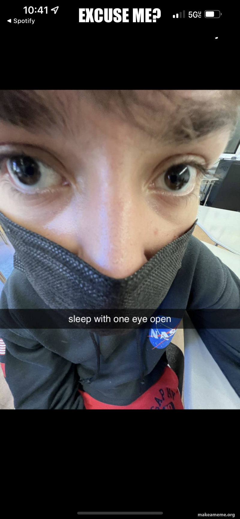 excuse me? Meme Generator