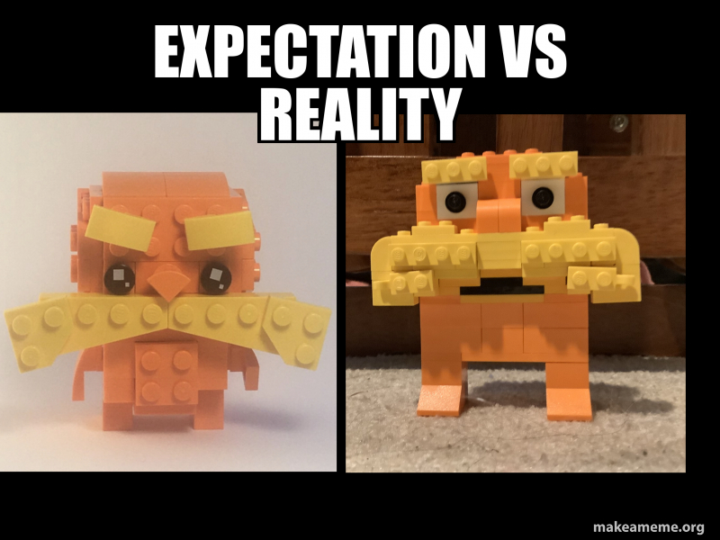 expectation vs reality Meme Generator