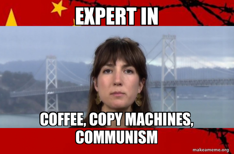 expert in coffee, copy machines, communism Meme Generator