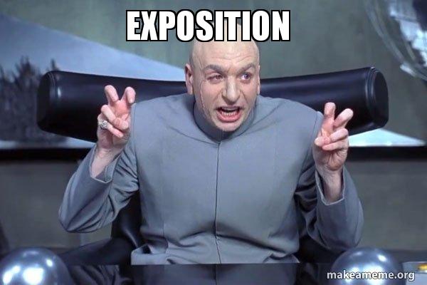Exposition - Dr Evil Austin Powers Meme Generator