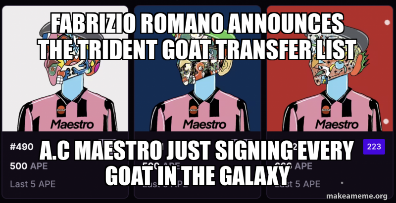 Fabrizio Romano announces the Trident goat transfer list A.C Maestro ...